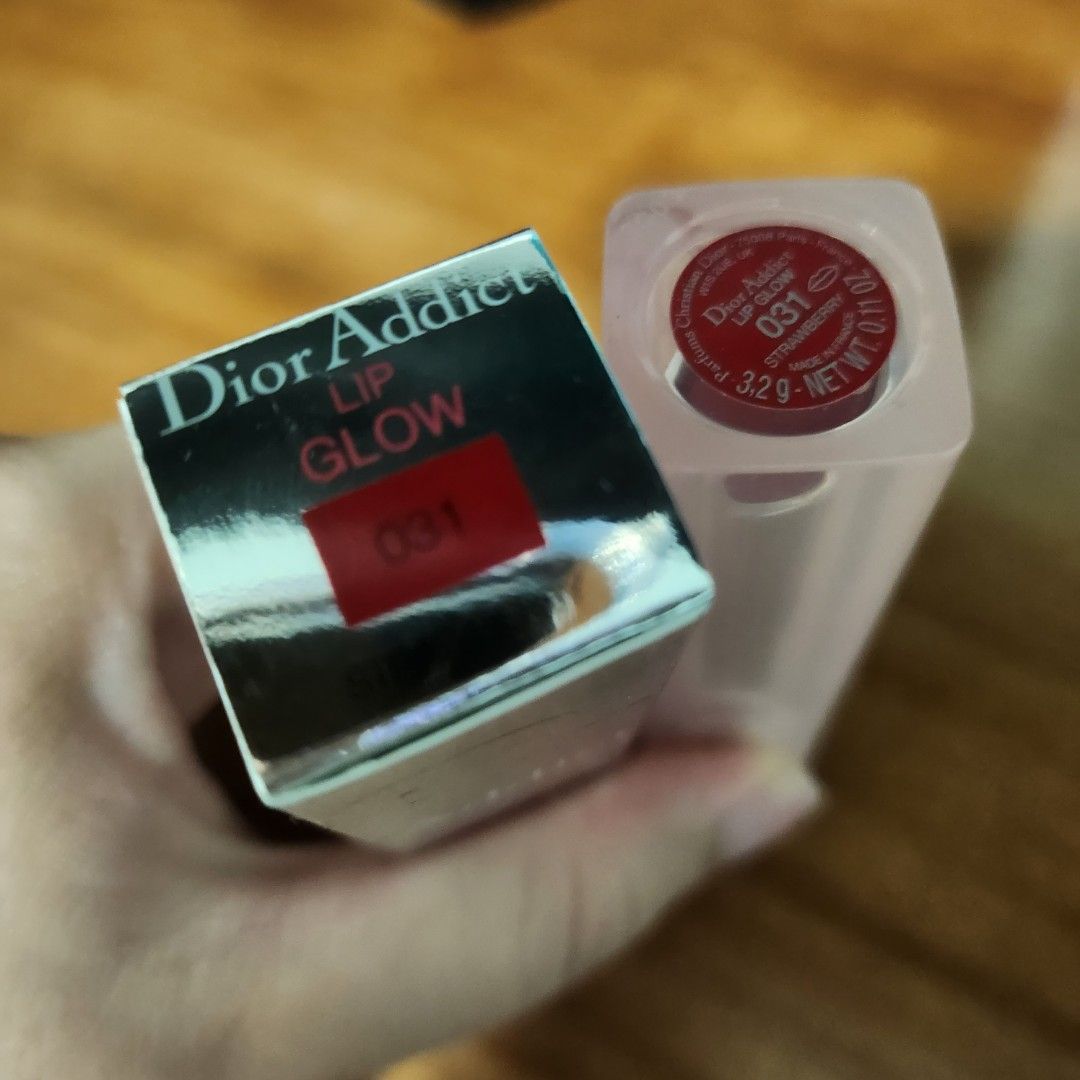 Authentic Dior Addict Lip Glow Lip Balm - 031 Strawberry, Beauty ...