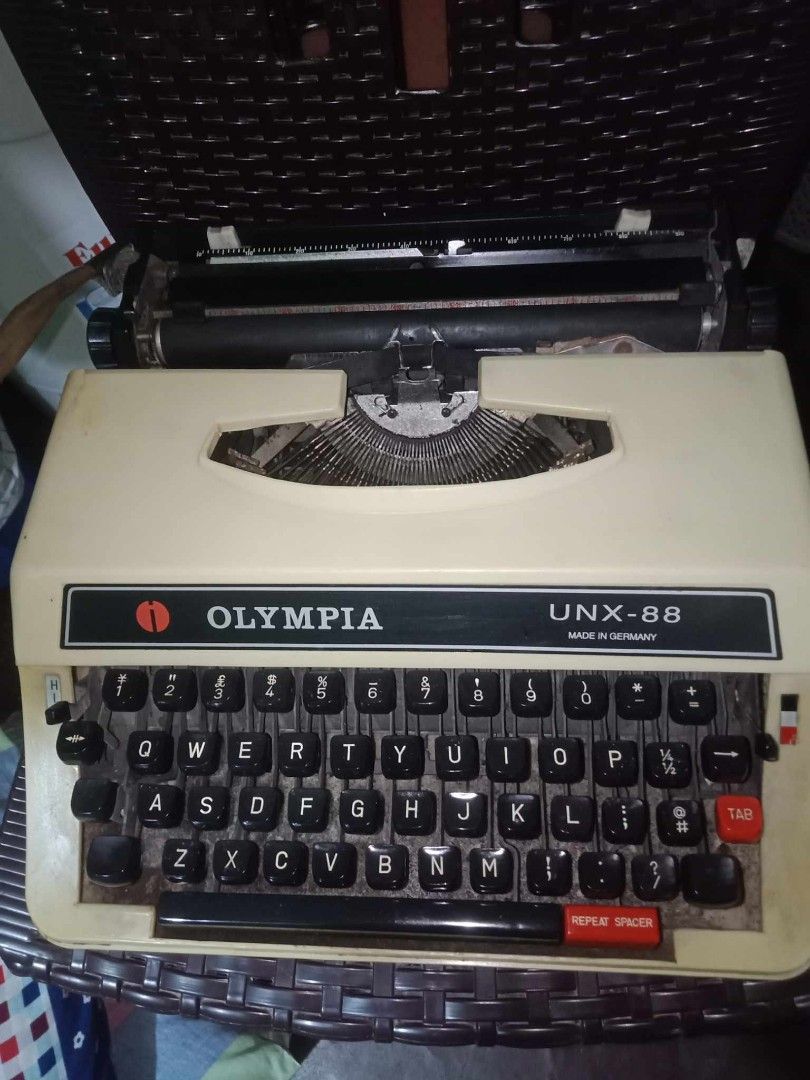 AUTHENTIC OLYMPIA TYPEWRITER With Case, Computers & Tech, Desktops on ...