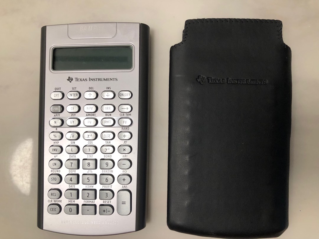 BA II Plus Professional - Financial Calculator, Computers & Tech ...