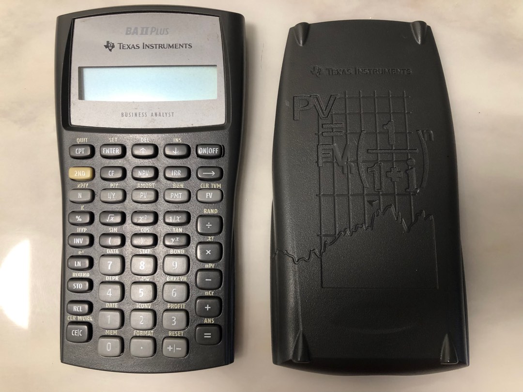 Ba Ii Plus Texas Instrument Financial Calculator Business Analyst Computers And Tech