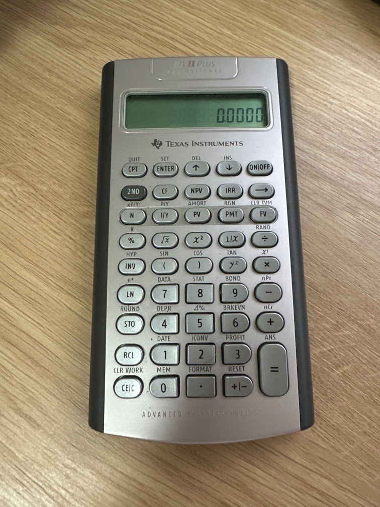 BA II Plus Professional Financial Calculator, Computers & Tech, Office ...