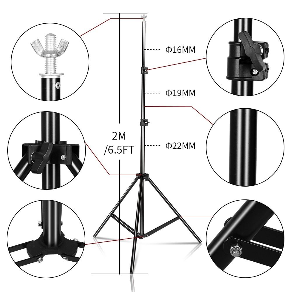 Backdrop Stand Photo Background Support Studio Light Tripod Photography ...