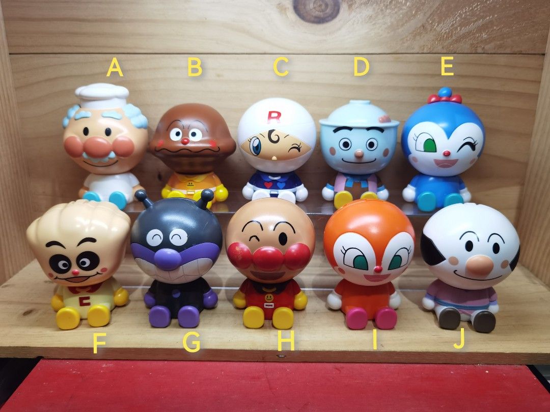 Bandai Anpanman and Friends Capsule Egg Toy series, Hobbies & Toys ...