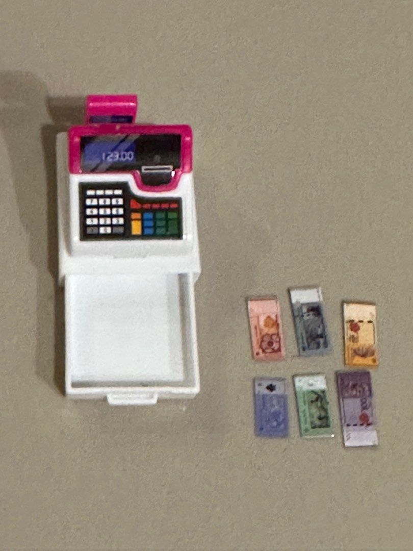 Barbie cash register miniature cashier , Hobbies & Toys, Toys & Games ...