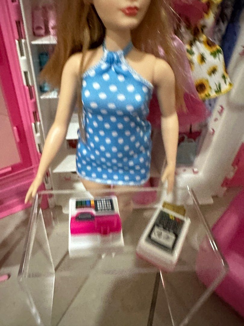 Barbie cash register miniature cashier , Hobbies & Toys, Toys & Games ...