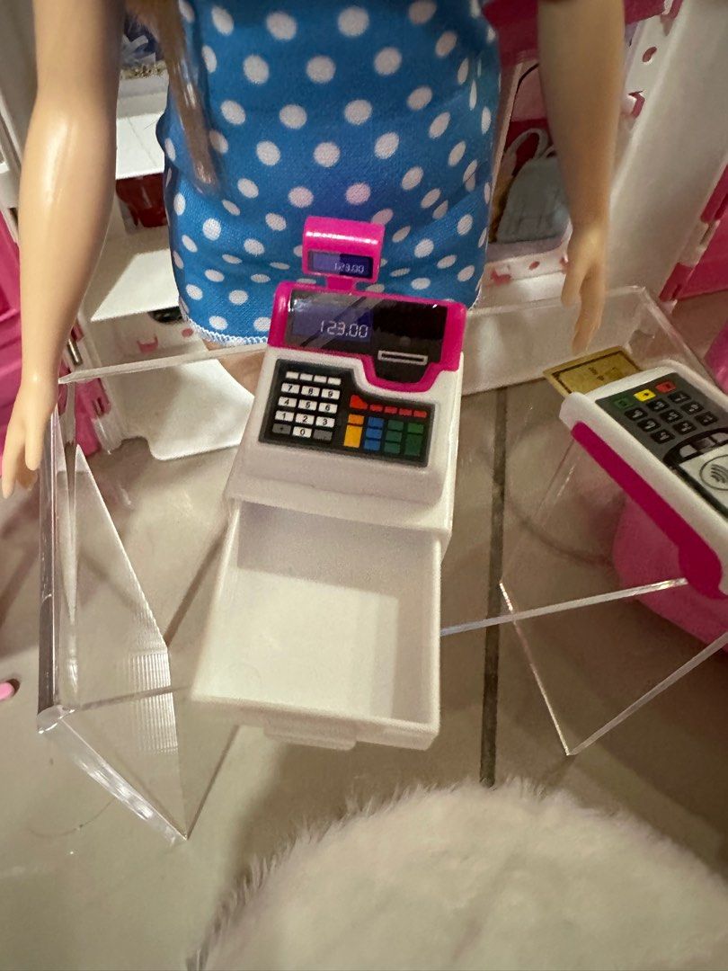 Barbie cash register miniature cashier , Hobbies & Toys, Toys & Games ...
