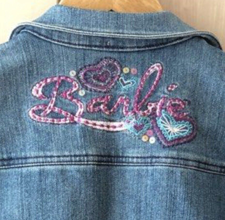Barbie Denim Jacket, Women's Fashion, Coats, Jackets and Outerwear on ...