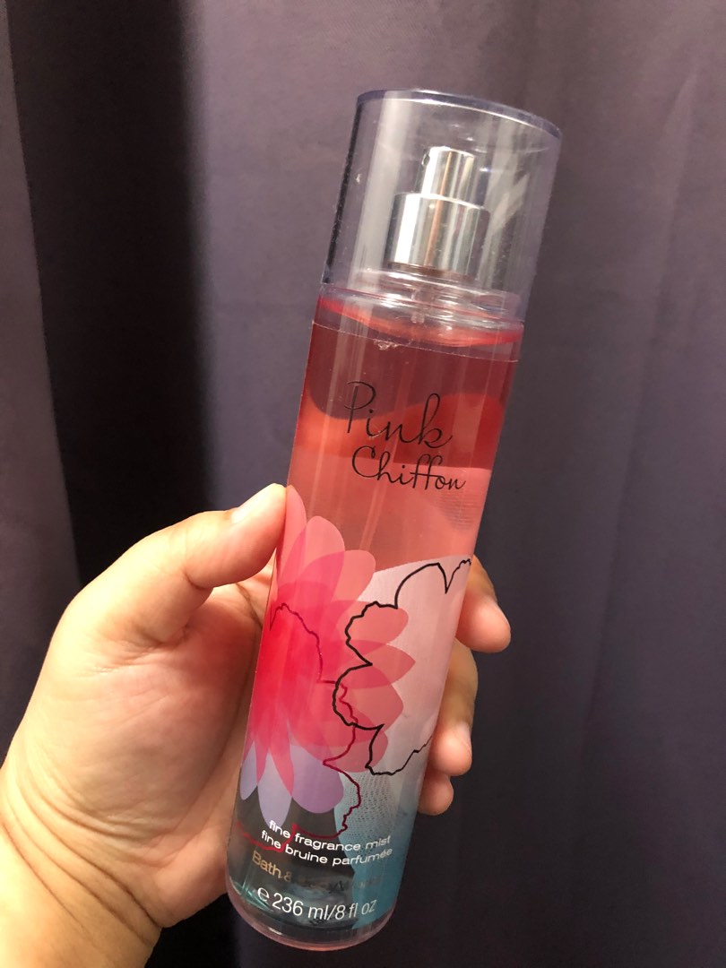 BATH & BODY WORKS PINK CHIFFON, Beauty & Personal Care, Fragrance ...