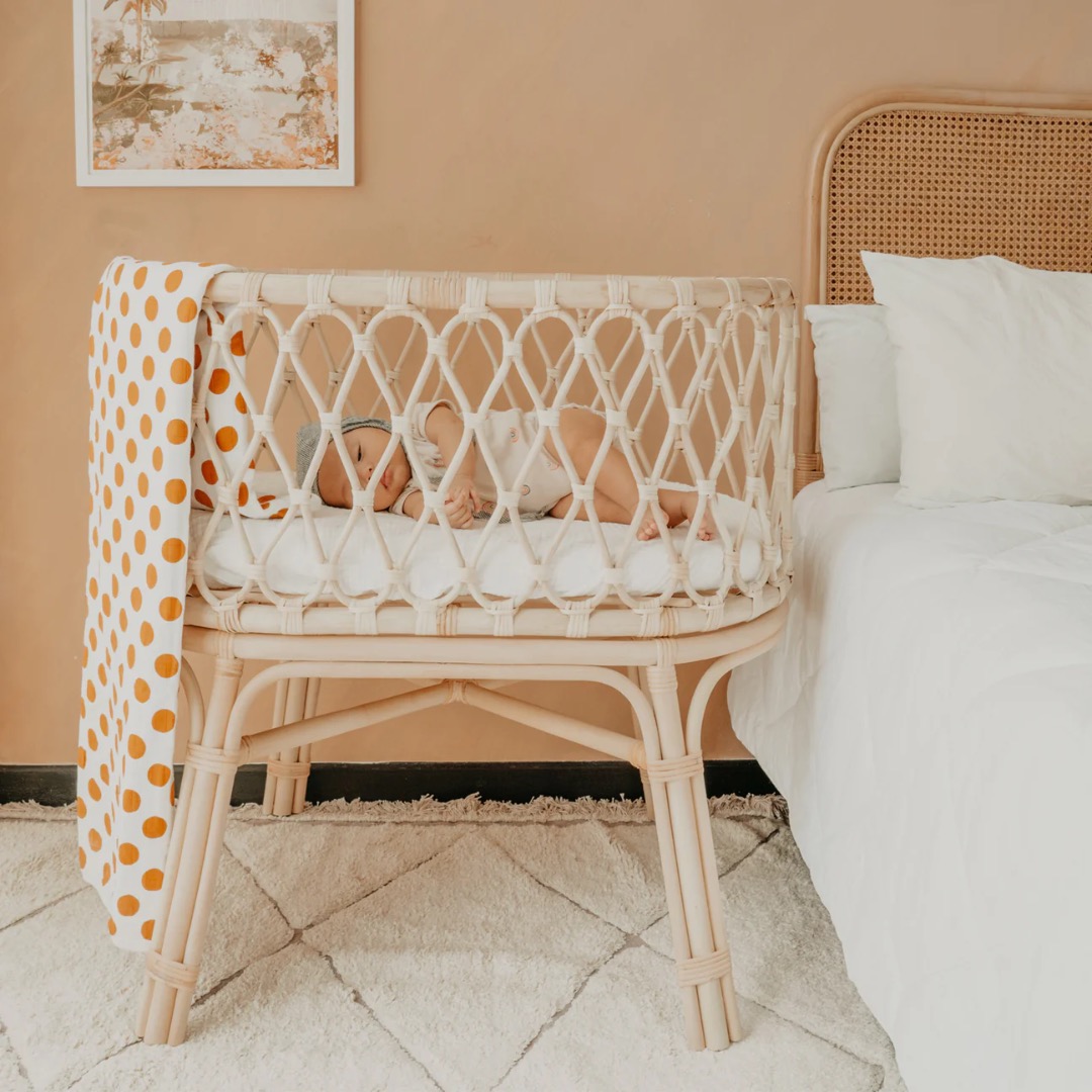Beautiful Rattan Baby Cot, Babies & Kids, Baby Nursery & Kids Furniture ...