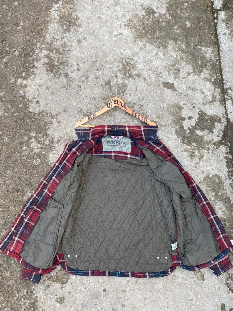 BEN DAVIS HEAVY FLANNEL JACKET, Men's Fashion, Coats, Jackets and ...