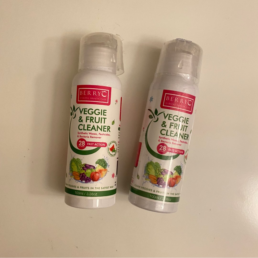 BerryC pencuci buah sayuran pembersih Veggie & Fruit Cleaner, Kesehatan ...