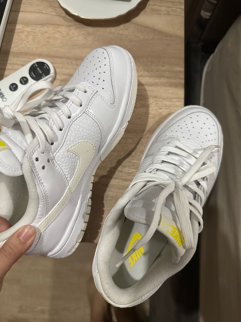 Brandnew NIKE Dunk White Patent Leather, Women's Fashion, Footwear ...