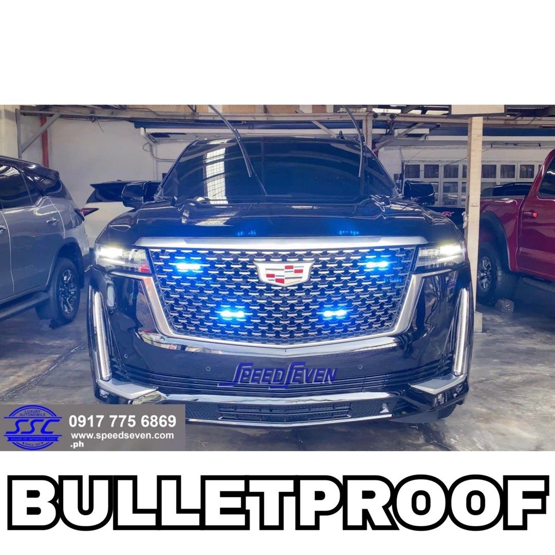 BULLETPROOF ARMORED LEVEL 6 2024 Cadillac Escalade ESV Premium Luxury ...