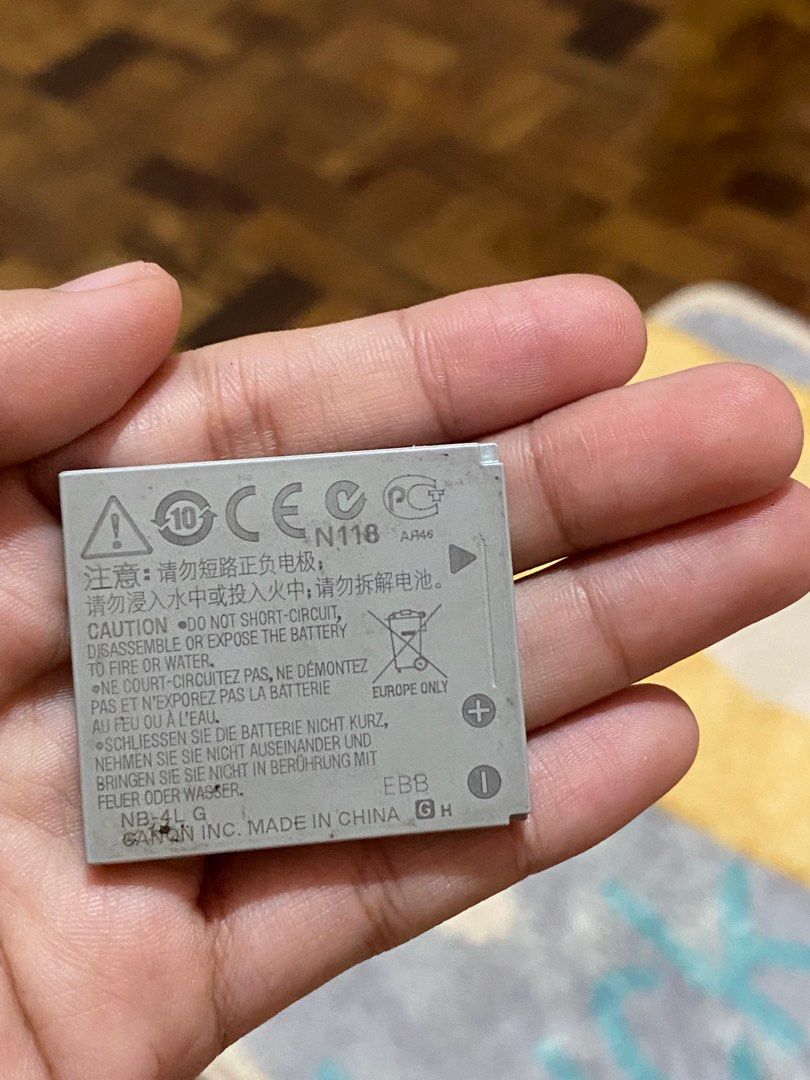 Canon Powershot Digicam NB-4L Battery (with FREE CHARGER), Photography ...