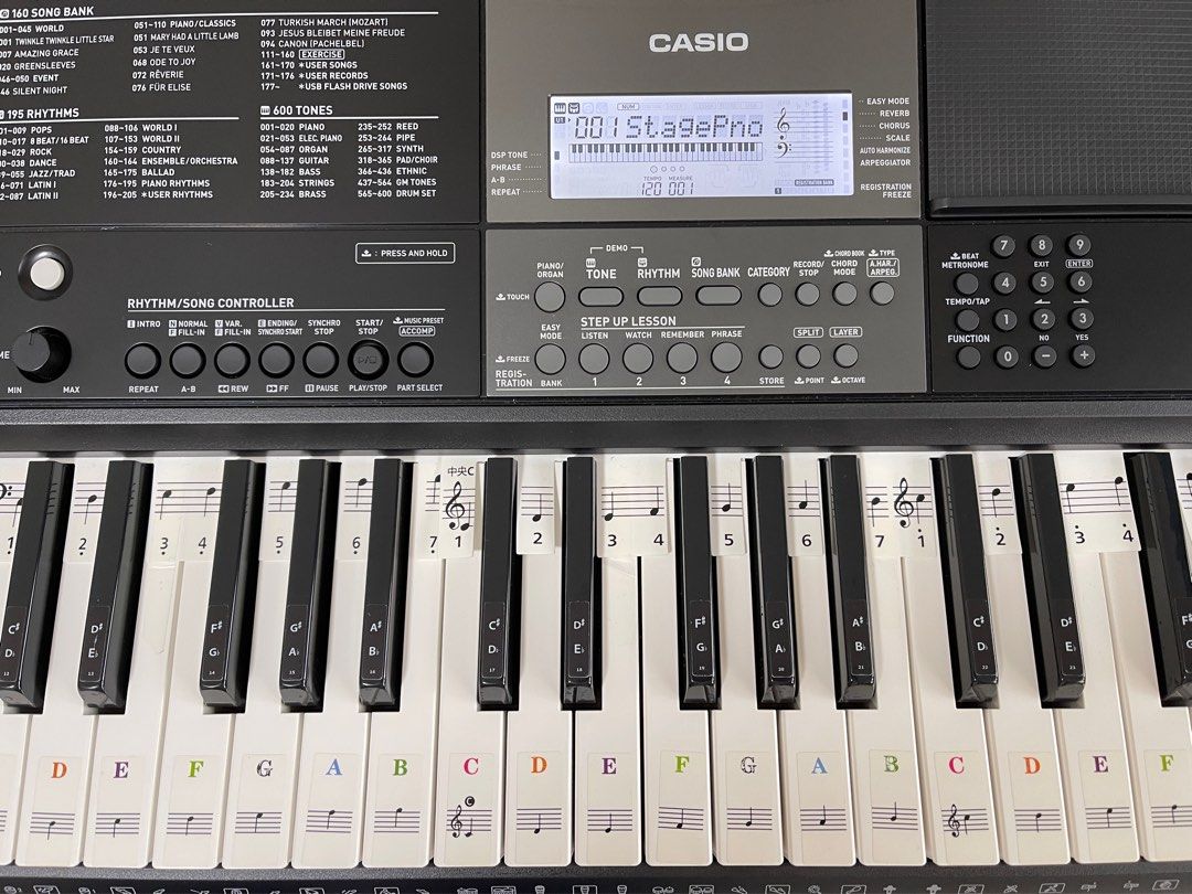 Casio CT-X800 Portable Keyboard (61 keys), Hobbies & Toys, Music ...