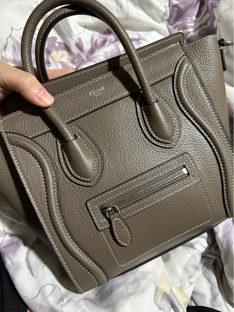 Celine Nano Luggage Souris, Luxury, Bags & Wallets on Carousell