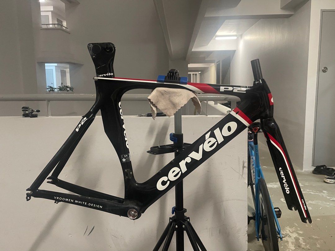 Cervelo P2 full carbon frameset tt time trisl, Sports Equipment ...