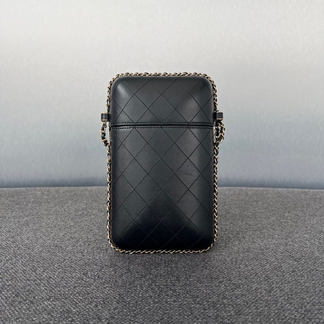 Chanel Phone Tech Case, Luxury, Bags & Wallets on Carousell