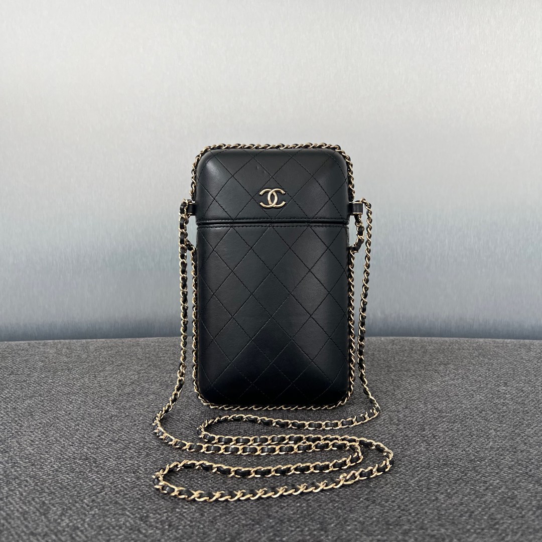 Chanel Phone Tech Case, Luxury, Bags & Wallets on Carousell