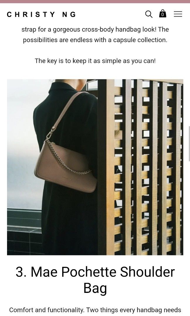 Mae Chain Pochette Christy Ng, Women's Fashion, Bags & Wallets ...