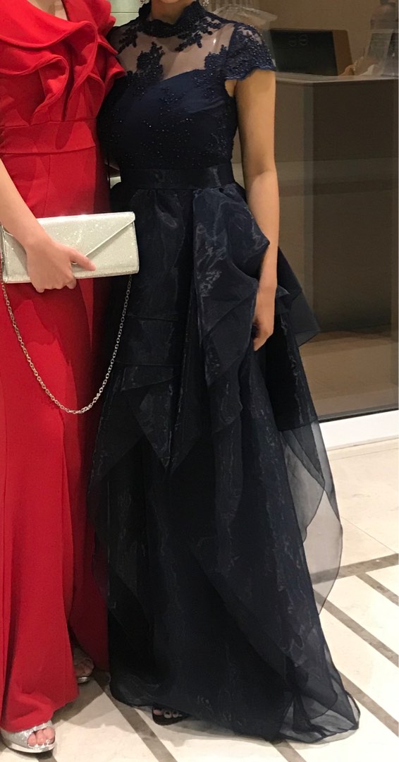 COAST NAVY BLUE BALL GOWN (grad ball, prom, senior dinner, formal dress ...