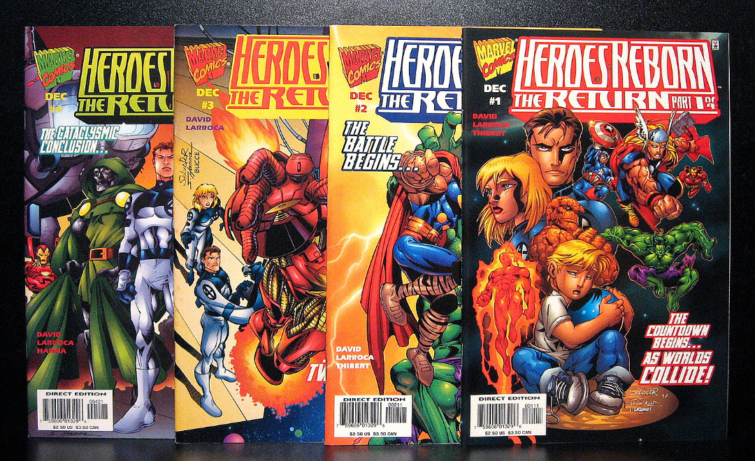COMICS: Marvel: Heroes Reborn: The Return #1-4 (1997), 1st Ashema app ...
