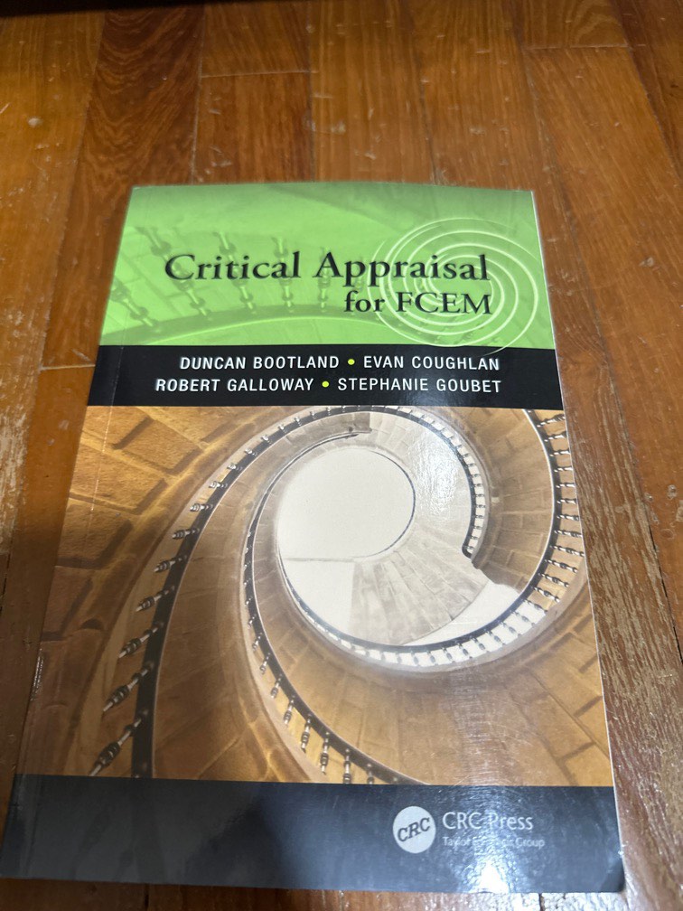 Critical appraisal for FCEM, Hobbies & Toys, Books & Magazines ...