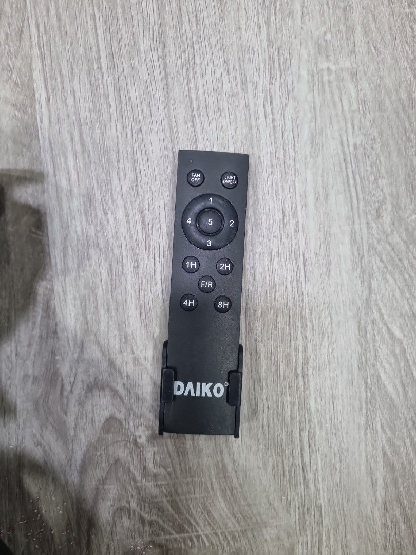 Daiko Shinji Fan 52" with Light and Remote, Furniture & Home Living ...