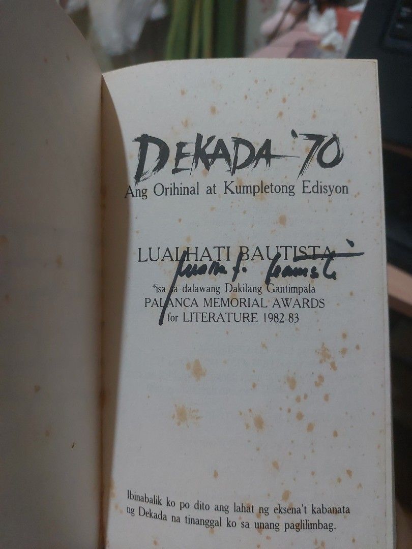 Dekada 70/Bata bata pa'no ka ginawa? By Lualhati Bautista, Hobbies ...