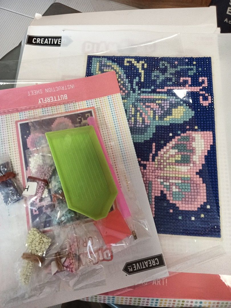 Diamond Craft - Completed, Hobbies & Toys, Stationery & Craft, Handmade ...