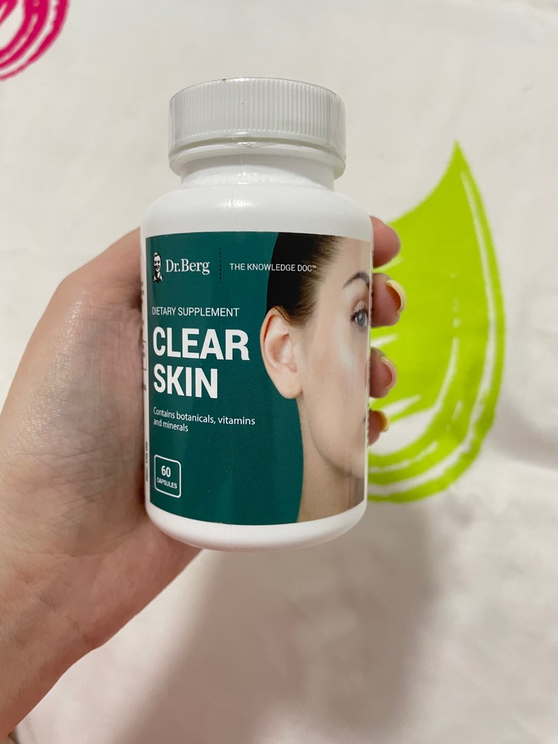 Dr. Berg Dietary Supplement Clear Skin, Health & Nutrition, Health ...