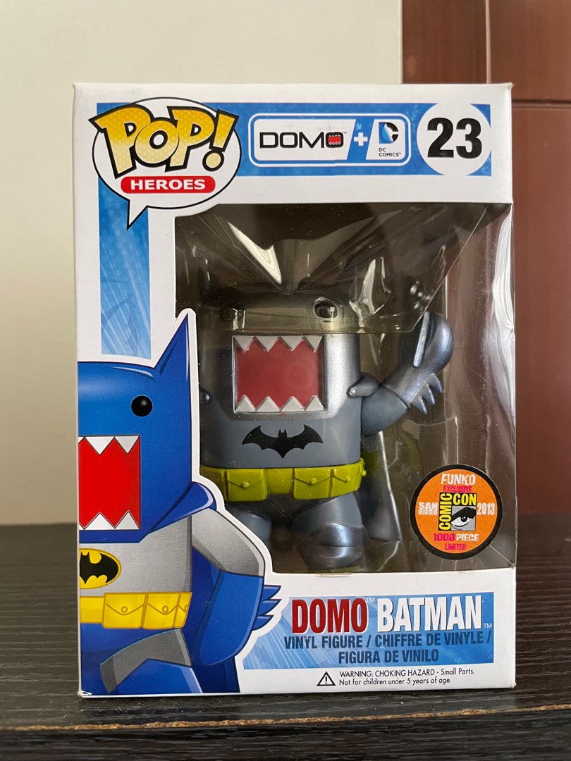 Domo Batman Metallic (San Diego Comic Con) Funko Pop, Hobbies & Toys ...