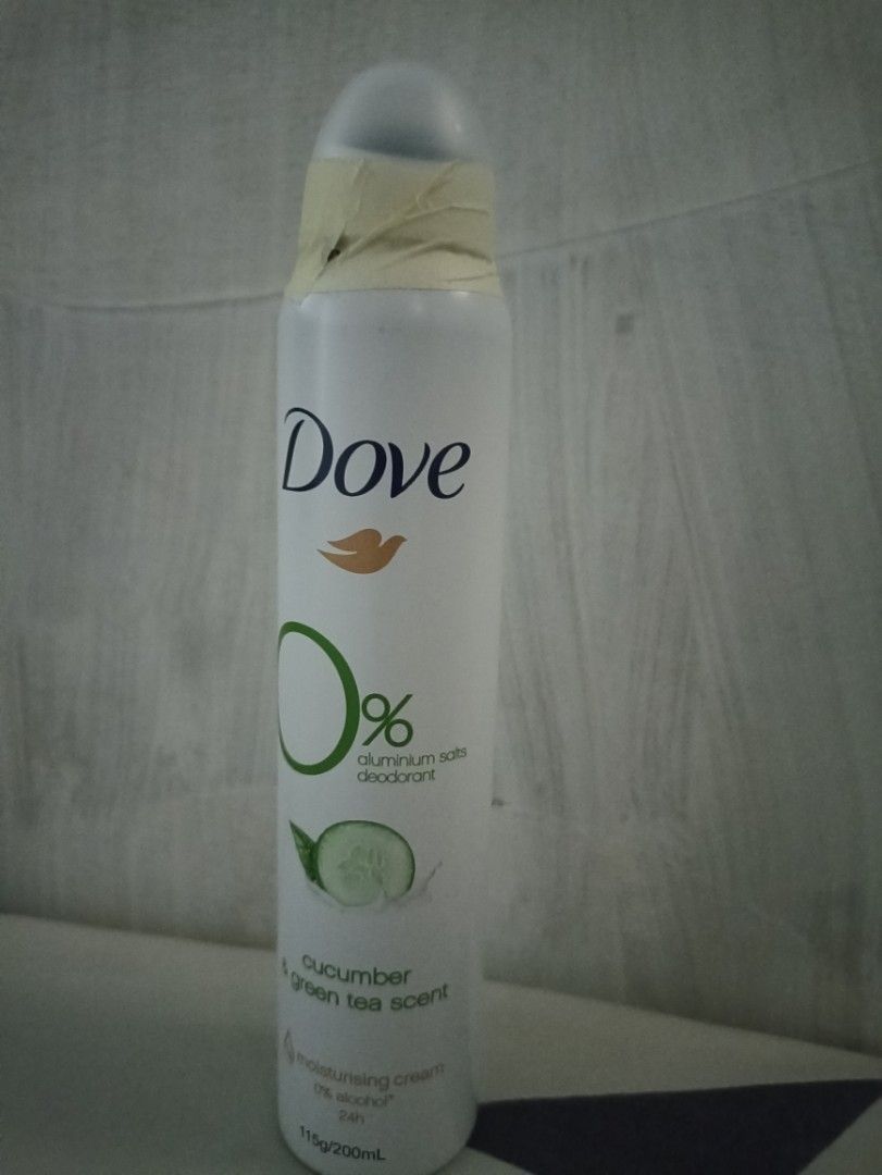 DOVE DEO Zero 0% Aluminum (Cucumber/green tea) on Carousell