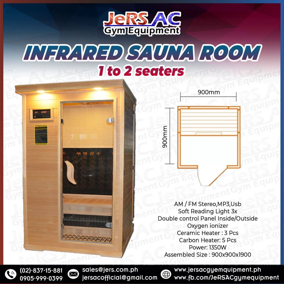 Dry Sauna infrared Steam Room / Sauna Room Good for 1 to 2 Seaters ...