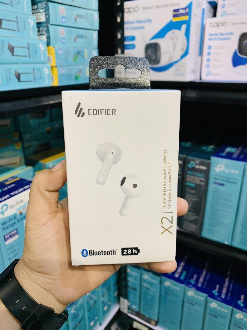 Edifier X2 True Wireless Earbuds Headphones Bluetooth White, Audio ...