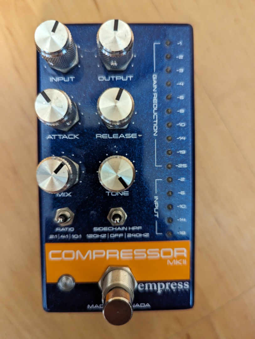 Empress Compressor MkII (Very Transparent), Hobbies & Toys, Music ...