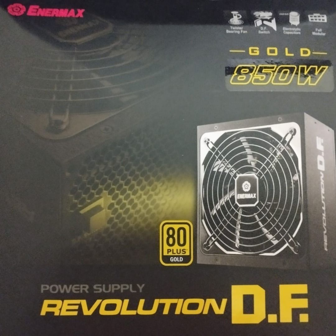 Enermax 850 Watt Power Supply Unit (PSU), Computers & Tech, Parts ...