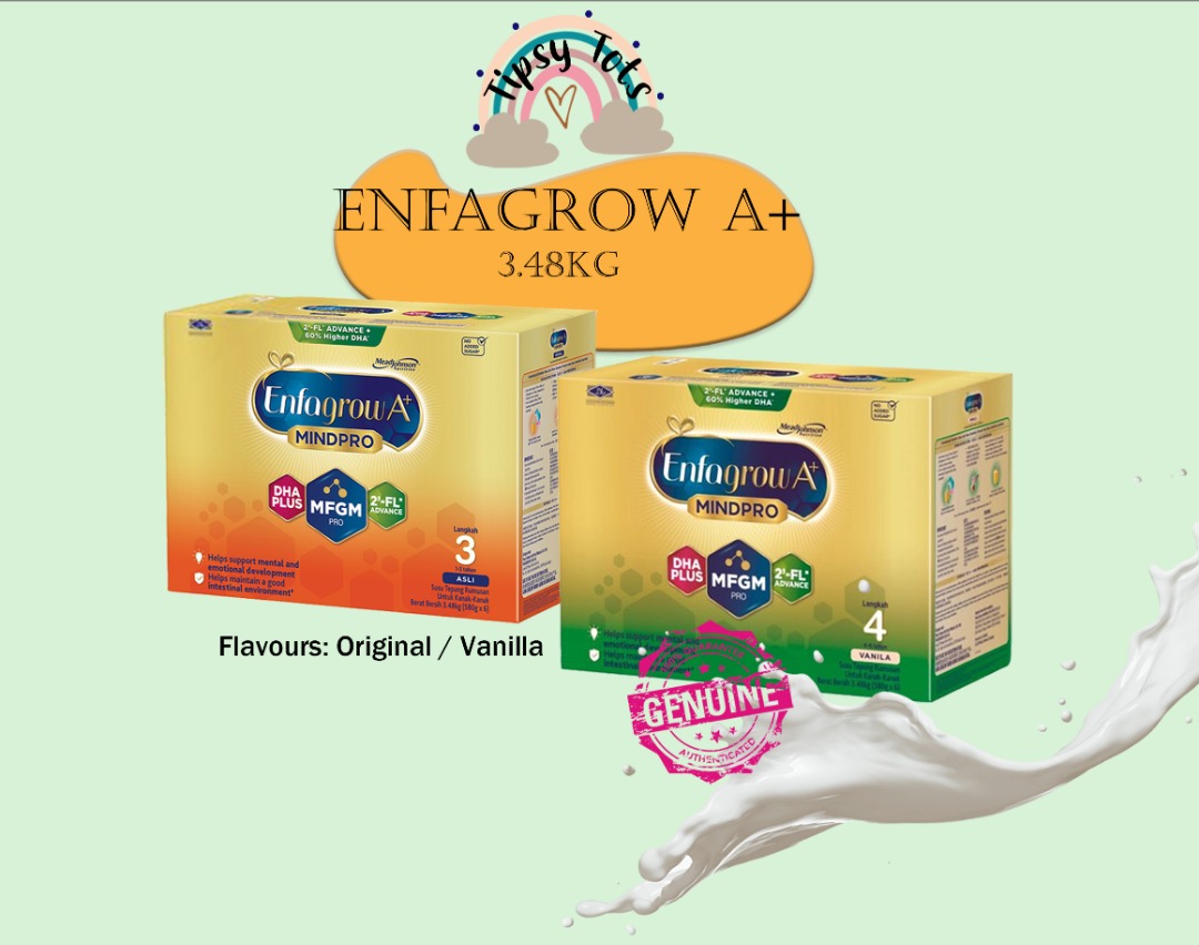 ENFAGROW A+ MINDPRO STAGE 3/4 (3.48KG) - ORIGINAL/VANILLA - Pricelist ...