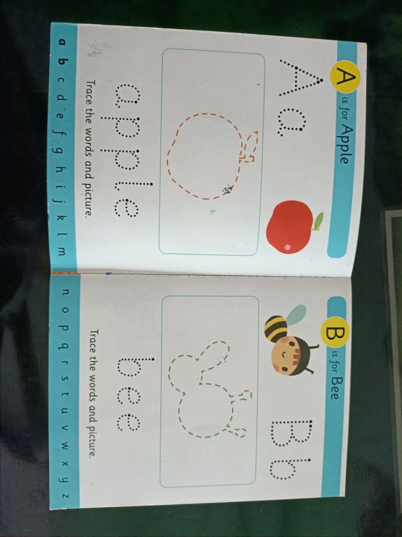 Erasable abc writing book, Hobbies & Toys, Books & Magazines, Children ...