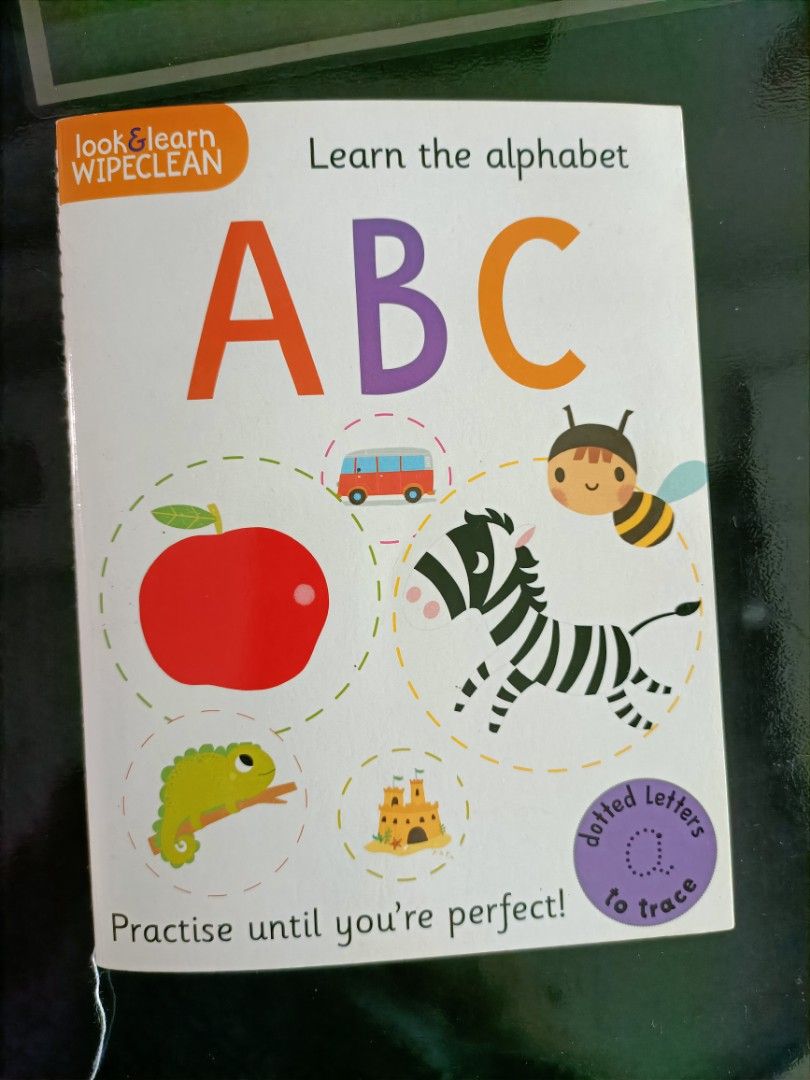 Erasable abc writing book, Hobbies & Toys, Books & Magazines, Children ...