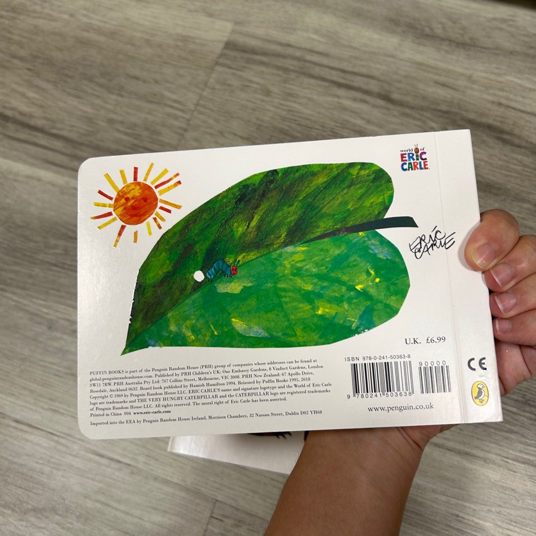 Eric Carle Board Books - The Very Hungry Caterpillar and Brown Bear ...