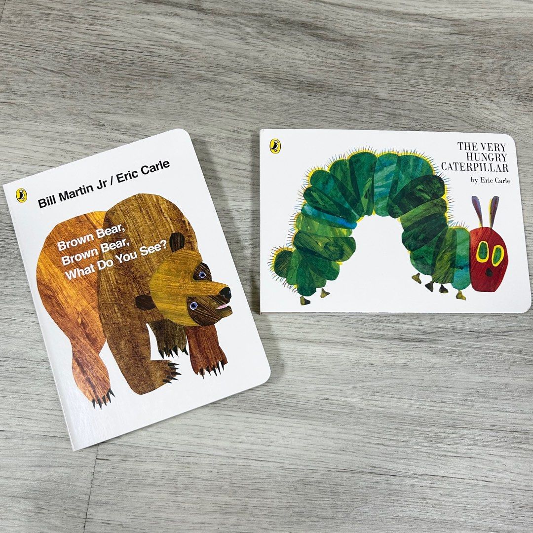 Eric Carle Board Books - The Very Hungry Caterpillar and Brown Bear ...