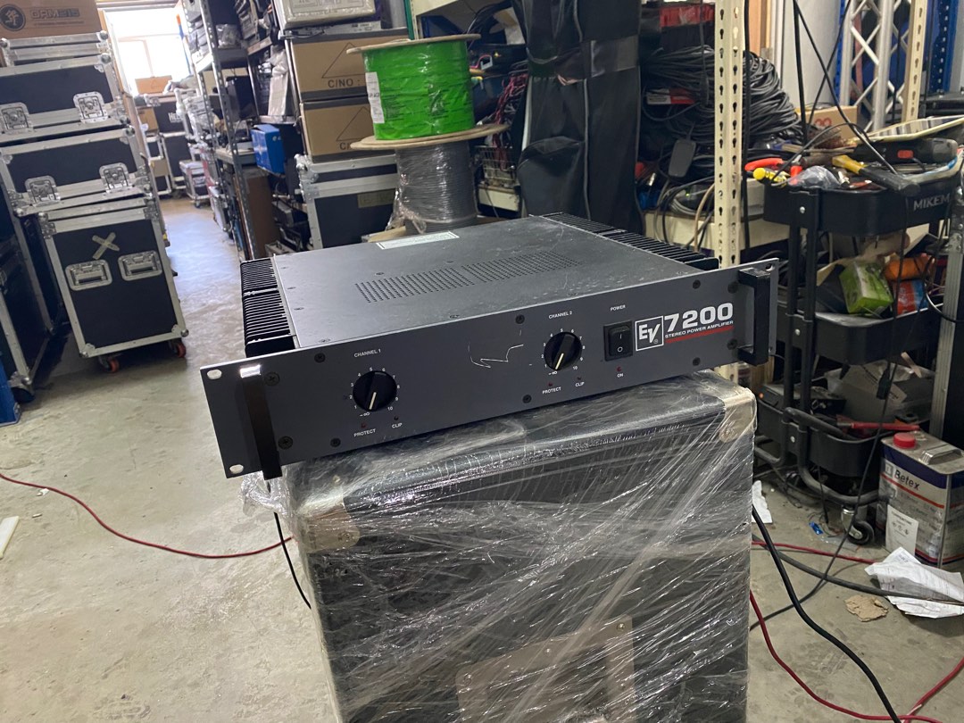 EV 7200 Stereo Power Amplifier, Audio, Soundbars, Speakers & Amplifiers ...