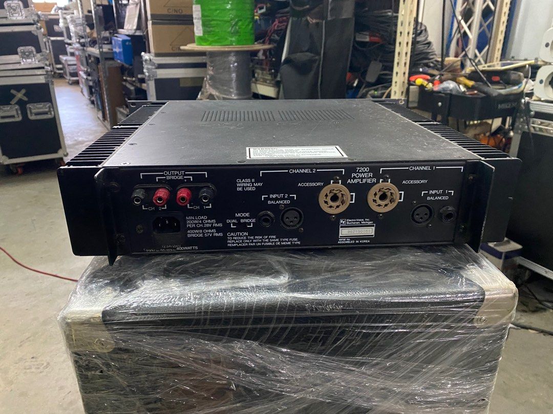 EV 7200 Stereo Power Amplifier, Audio, Soundbars, Speakers & Amplifiers ...