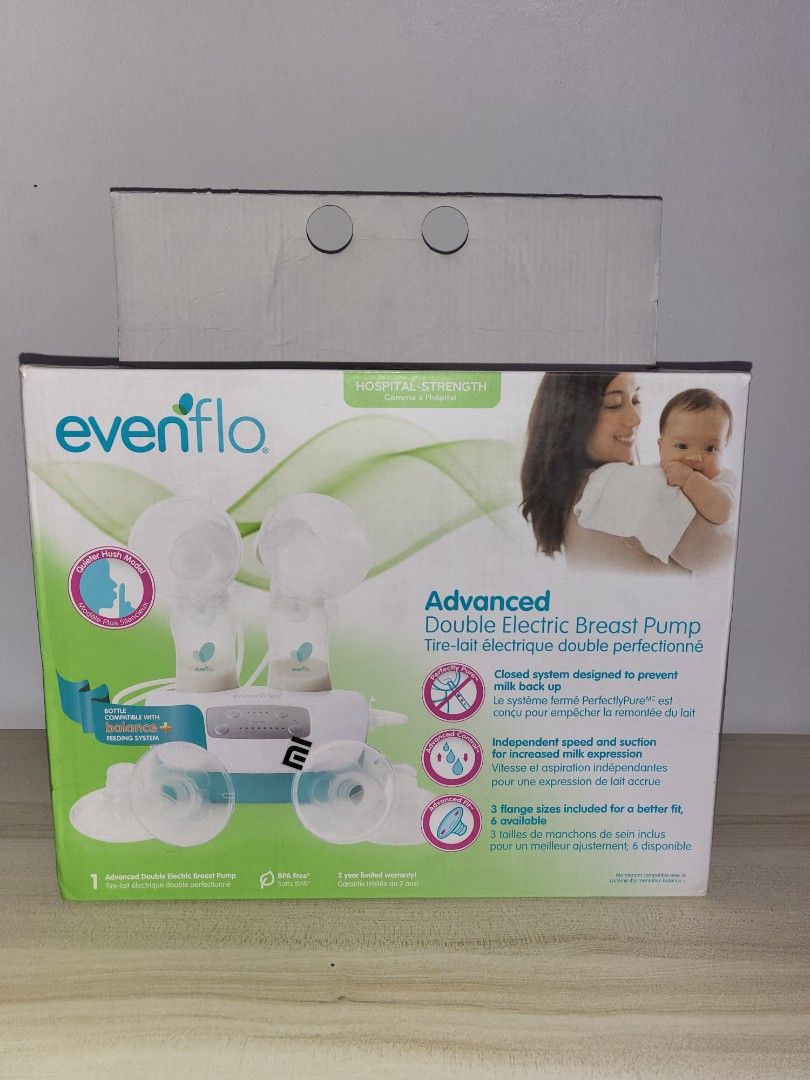 EvenFlo Advanced Double Electric Breast Pump, Babies & Kids, Nursing ...