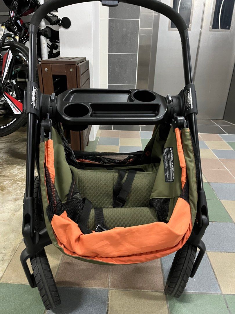 EvenFlo Pivot Xplore All-Terrain Stroller Wagon with second stroller ...