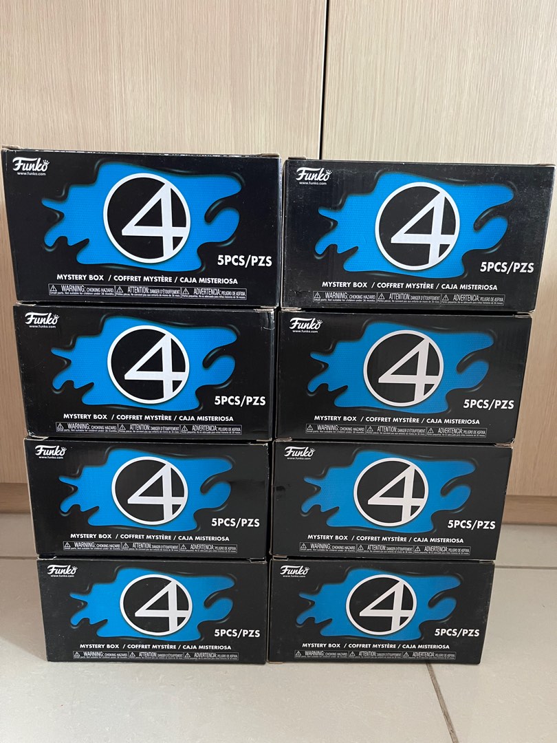 Fantastic 4 Gamestop Boxes Funko Pop, Hobbies & Toys, Toys & Games on ...
