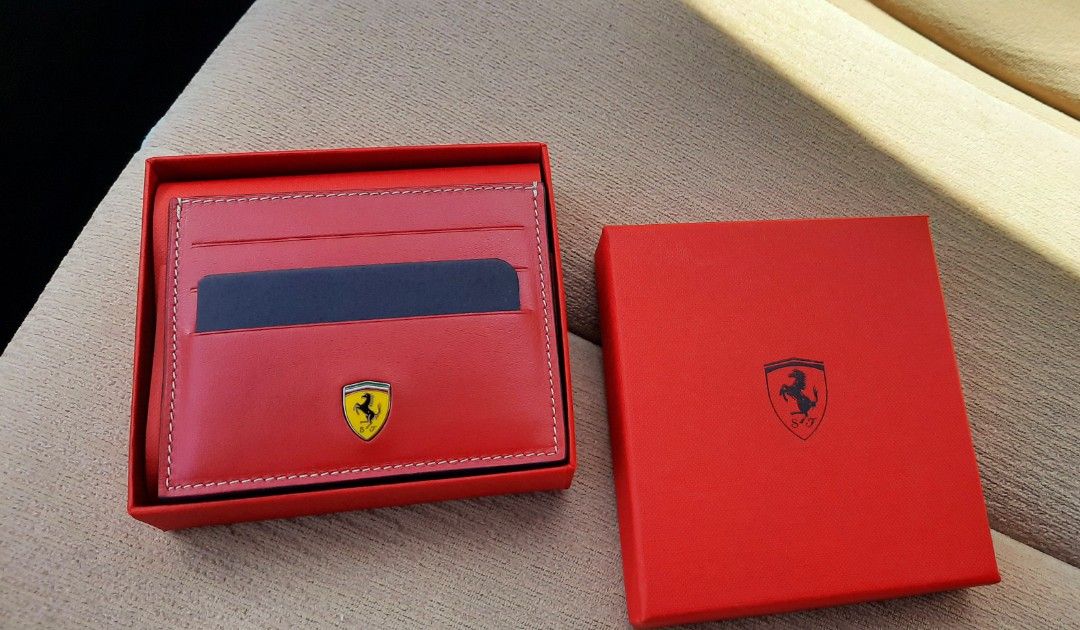FERRARI CAP AND CARD CASE, Men's Fashion, Watches & Accessories, Caps ...