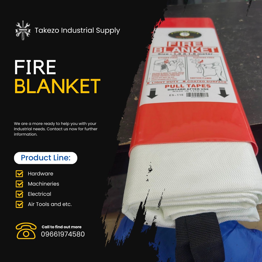 FIRE BLANKET, Commercial & Industrial, Industrial Equipment on Carousell