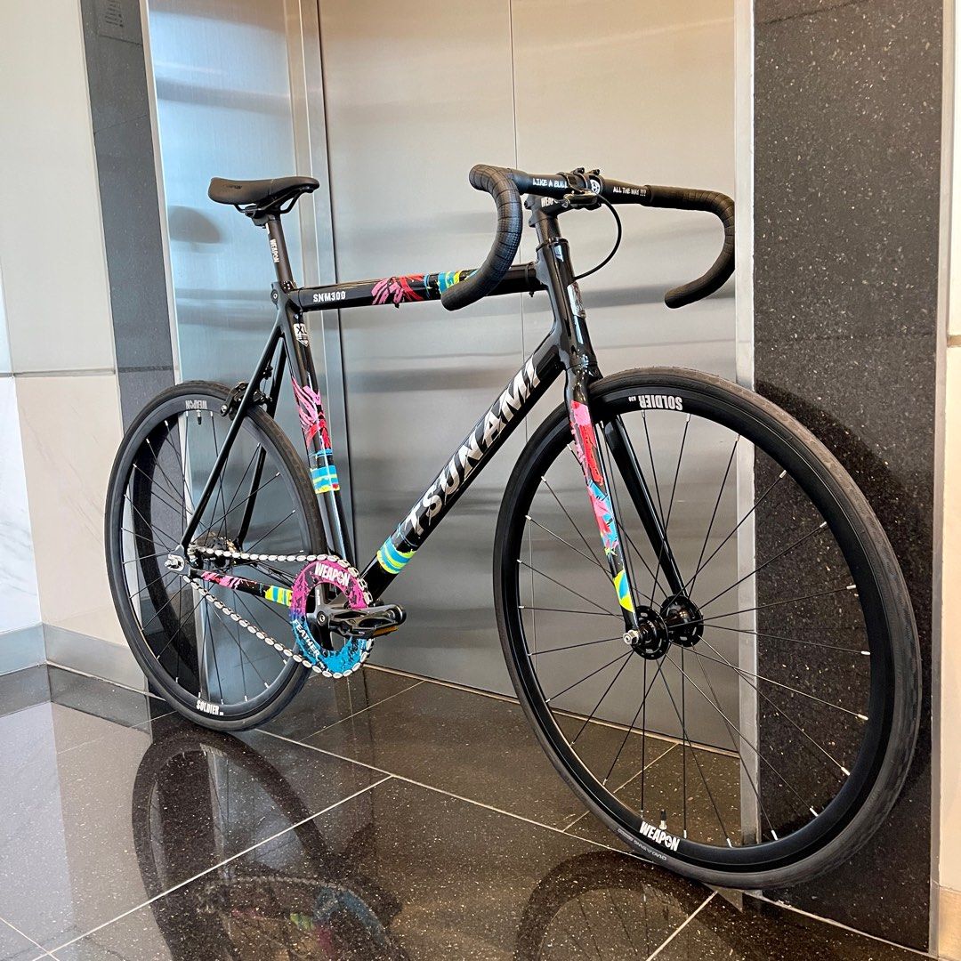 Fixie gear bike/frame set$430/complete bike $730/brand new bike/tsunami ...